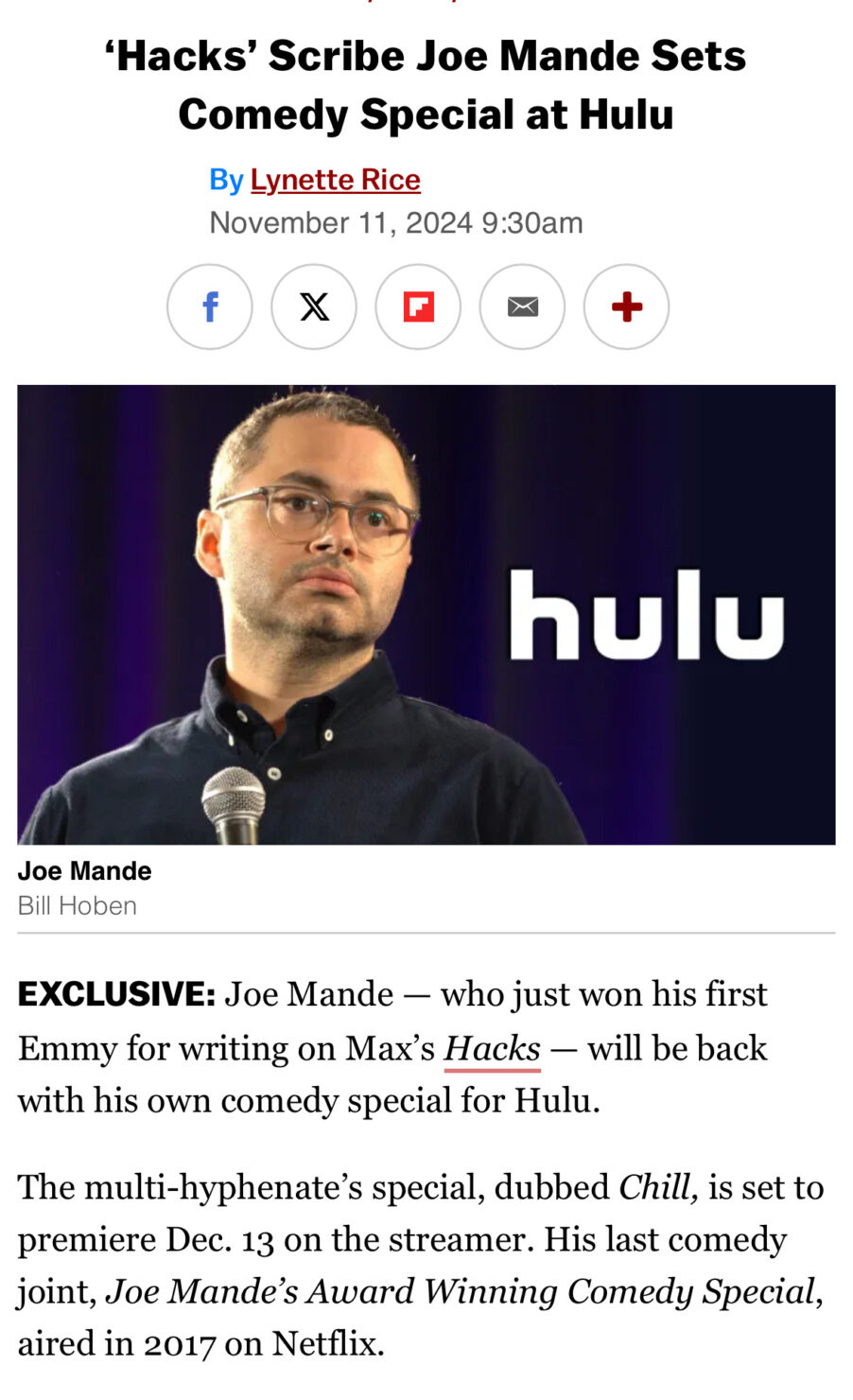 Joe Mande